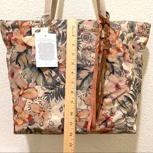 Johnny Was | Bags | Johnny Was Floral Printed Genuine Leather Zip Tote ...